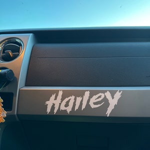 Off White Style Custom Text Vinyl Decal Window Personalized JDM ...