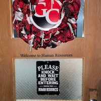 Please Leave Door Open Thank You Sign Indoor or Outdoor Metal Wall Art ...