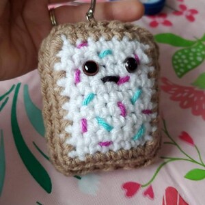 Toaster Pastry Keychain PDF Crochet Pattern - Etsy