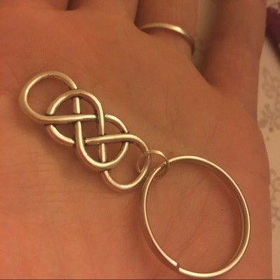 Infinity Keychain, Infinity Symbol Key Ring, Forever Charm, Friendship ...