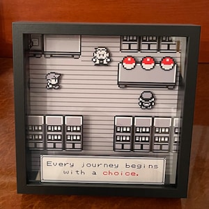 Pokemon Girls Shadowbox With Pokemon Girl Trainers Gamer Gift for Her ...