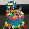 Superhero / Comic Book Themed Cake Topper personalised birthday Custom Avengers - Etsy UK