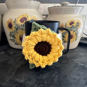 Crochet Flower Mug Cozy Instant Download PDF Pattern - Etsy