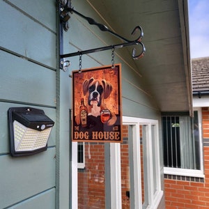 Personalised Pub Shed Hanging Swing Sign With Bracket Garden - Etsy UK