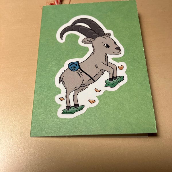 Rock Climbing Animal Stickers Set of 6 Decal Climb Climber Gift ...