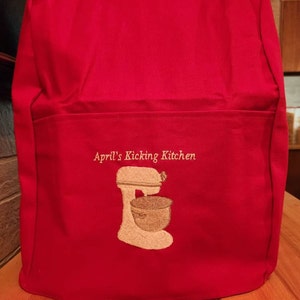 Broadcloth/duck Mixer Cover Personalized Fits 3.5 Qt 4.5 Qt 5 Qt PRO 5 ...