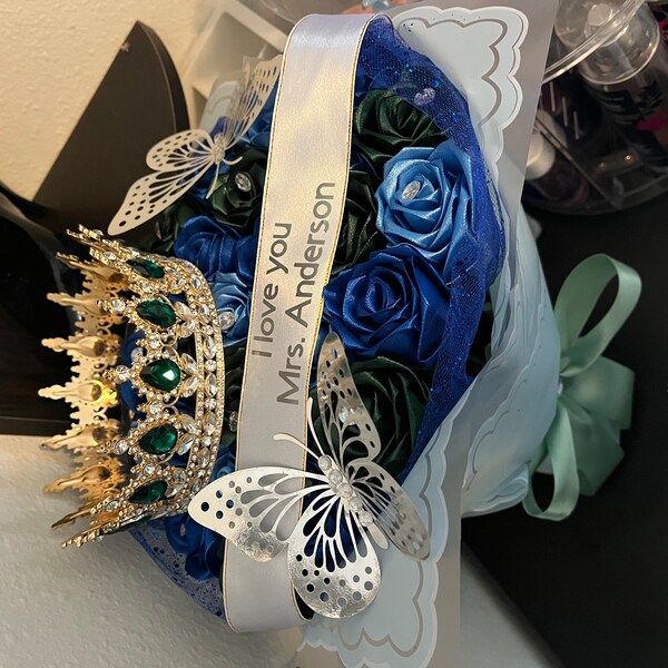 50 Rose Bouquet, Queen Bouquet, Eternal Rose Bouquet, Birthday Bouquet, Engagement Bouquet, Ever ...