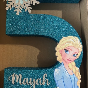 Frozen Elsa Number for Birthday Party - Etsy