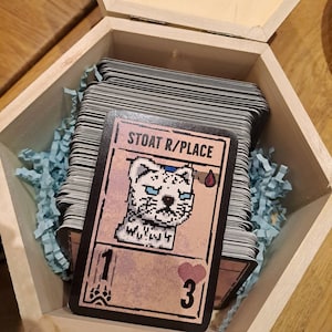 Inscryption Card Game With 229 Cards. REAL 2 Players Game W/extras - Etsy