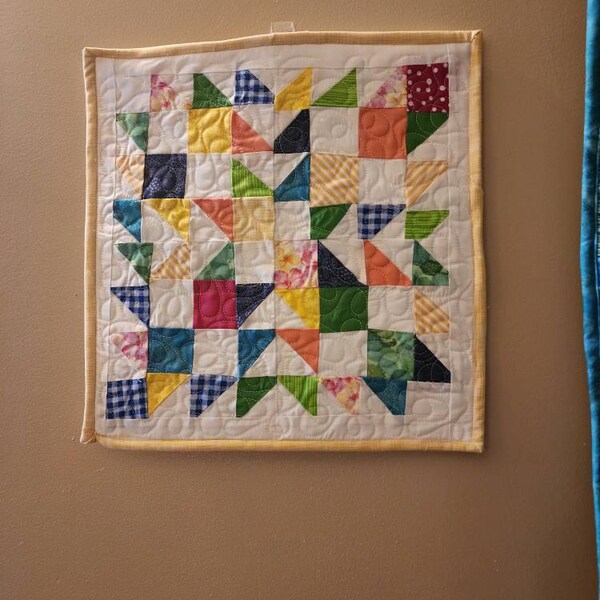 Paper Pattern for Star Bright Mini Quilt - Etsy