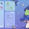 Wizard Frog Computer Desktop Theme Background Wallpaper Organizer Set ...