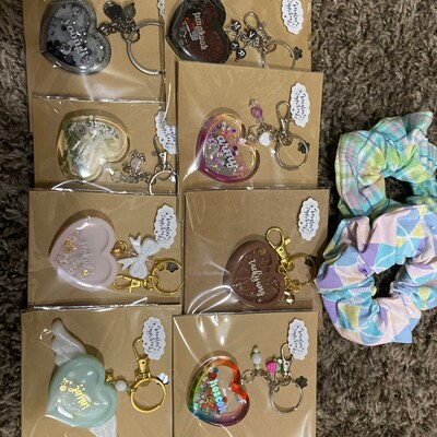 Twice Heart Charms Resin Shaker Charm What is Love the Feels Fancy Feel ...