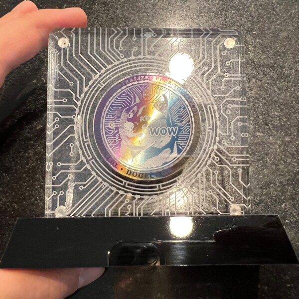 Dogecoin (DOGE) Galaxy Coin by Cryptochips | Custom Physical Crypto ...