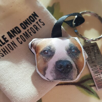 Custom Pet Head Keyring / Keychain Dog, Cat, Animal, Photo, Dog Gifts ...