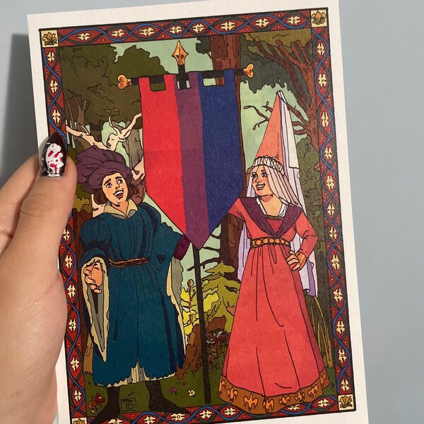 Medieval Pride Flag A5 Prints - Etsy UK