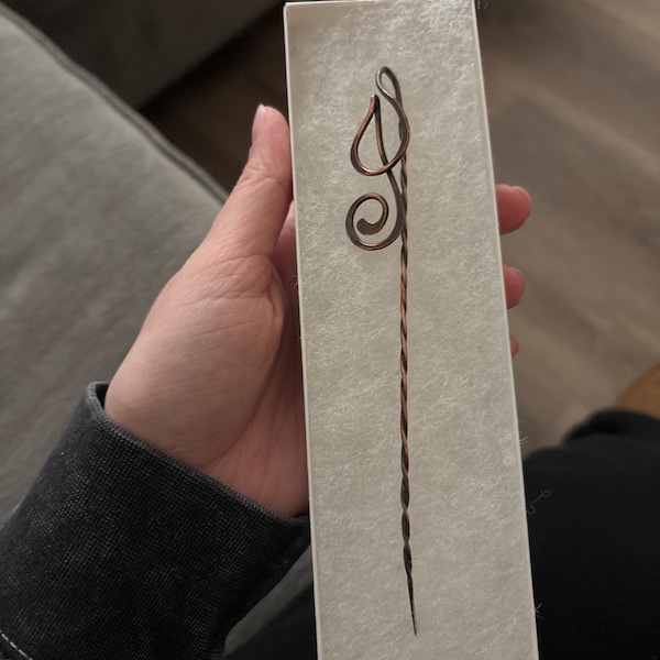 Personalized Cursive Letter Shepherds Hook Bookmark, Monogram Handmade ...