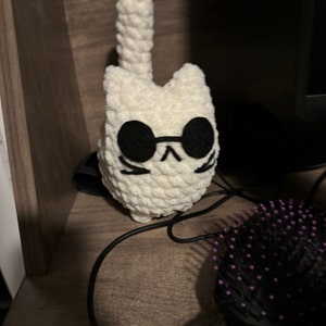 Crochet Gojo Cat Plushie - Etsy
