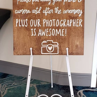 Unplugged Wedding Sign, Ceremony Sign, Turn off Your Devices, No Phones ...