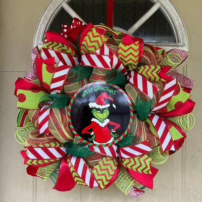 Welcome Snowman Wreathwinter Wreath Snowflake Wreath - Etsy