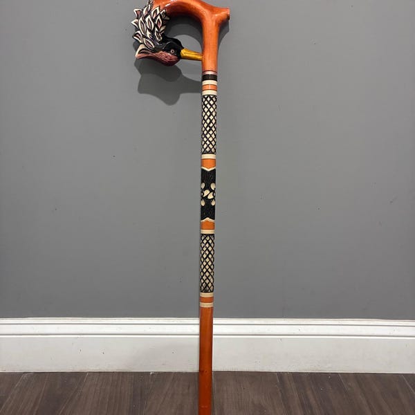 Phoenix Walking Cane Walking Stick Handmade Cane - Etsy