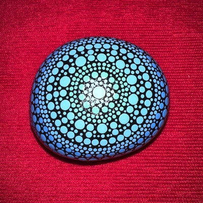 Sea Turtle Pointillism Painting - Etsy