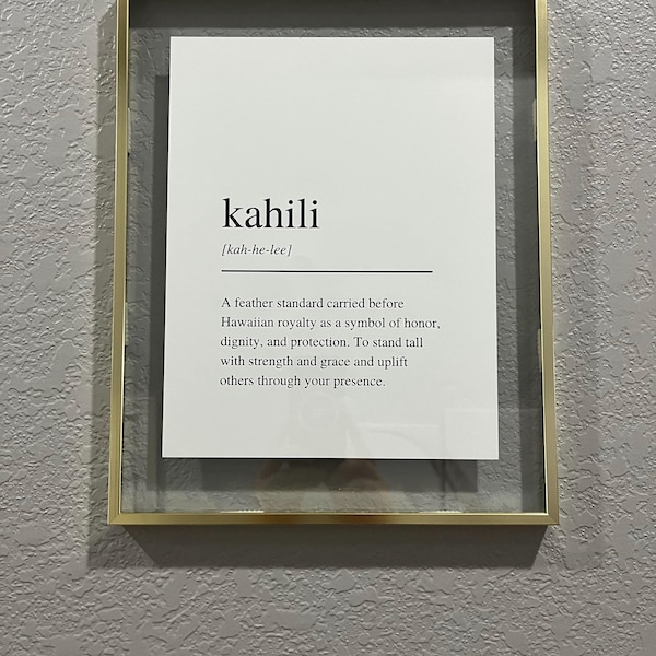 Aloha Definition Print, Hawaiian Wall Art, Love Definition Decor ...