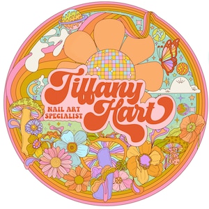 70s Flowers Illustration Pack 70s Flower Clip Art 70s - Etsy