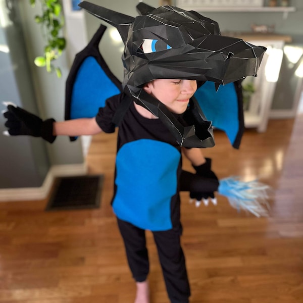 Charizard Paper Mask & Wings - Etsy