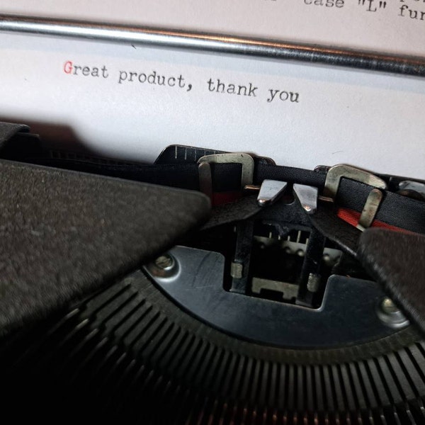 Olympia Typewriter Ribbon - Black and Red or All Black Typewriter ...