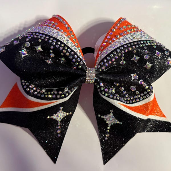 Cheer Bow Rhinestone Template SVG SAWTOOTH Design - Etsy