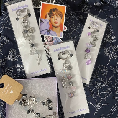 Jimin FACE Album Inspired Keychain Jimin Keychain Handmade Beaded ...