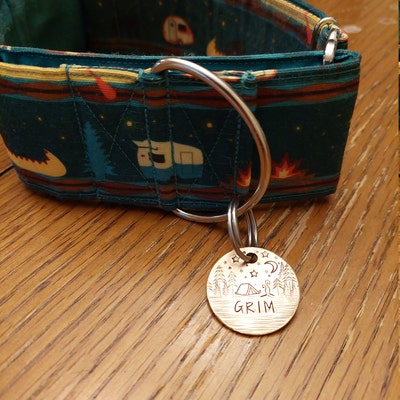 Dog Tag, Camper Dog Tag, Adventure, Personalized Dog Tag, Pet Id Tag ...