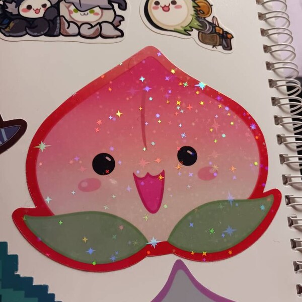 Overwatch Pachimari Pixel Waterproof Holographic Vinyl Sticker Decal - Etsy