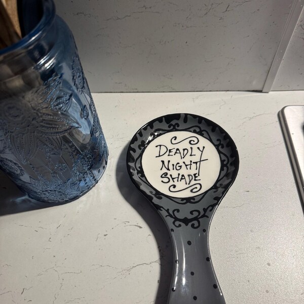 Gothic Spoon Rest, Bat Spoon Rest, Spooky Spoon Rest, Halloween Spoon ...