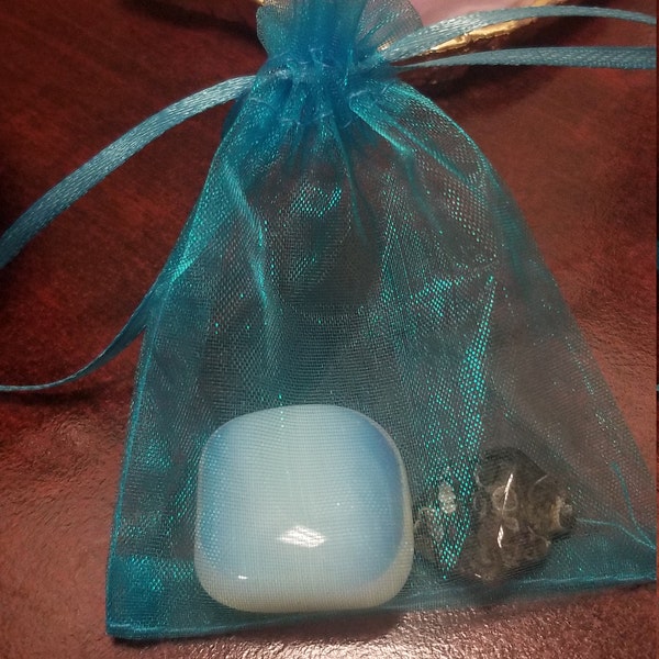 OPALITE Tumbled Stone, Man Made Opal Glass Crystal 1 Large #OP01 - Etsy