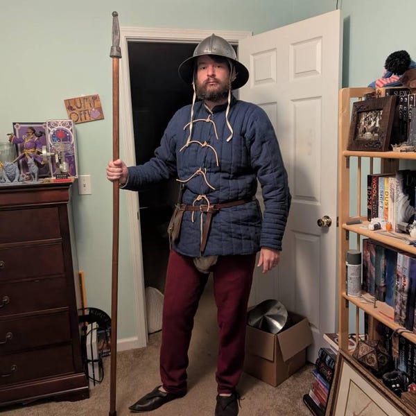 Linen Sir Robert Pourpoint - Medieval Gambeson - 14th & 15th Century ...