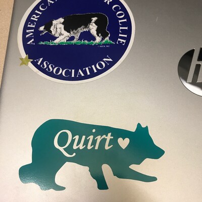 Crouching Border Collie Decal Border Collie Decal Collie - Etsy