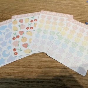 Cute Muted Pastel Aesthetic Sticky Notes 50 Sheet Sticky | Etsy