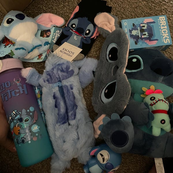 Stitch Cute Kawaii Mystery Box Blue Alien Themed Gift Suprise Box ...