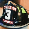 Firefighter Grinch Metal Helmet Shield. - Etsy