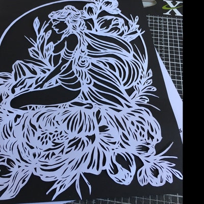 Faye Fairy Paper Cutting Template, Faerie Paper Cutting Template ...