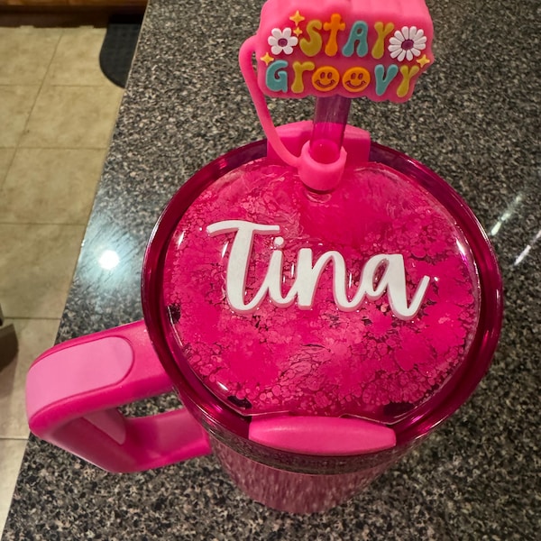 Wicked Glinda Stanley Lid Topper | Custom Petri Resin Stanley Lid ...