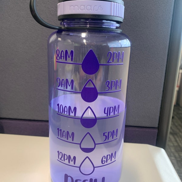 Water Bottle Tracker | Motivational Water Bottle | Water Bottle With ...