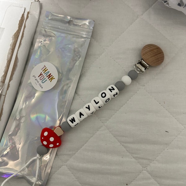 Personalized Pacifier Clips - Etsy