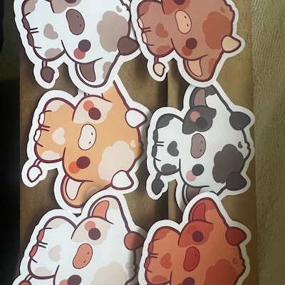 Howdy the Cow Matte Vinyl Sticker Kawaii Stickers Cute Decal Cu.im. - Etsy