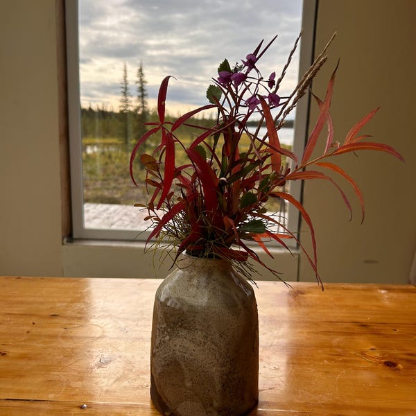 Modern Rustic Handmade Ceramic Pedestal Planter, Wild Clay/stoneware ...