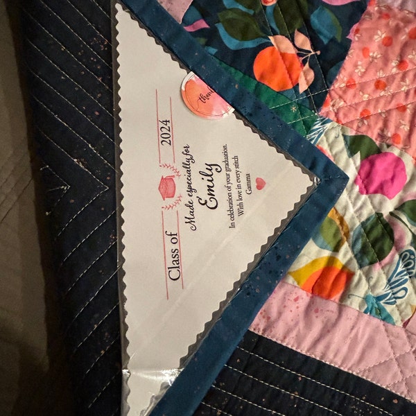 Corner Quilt Label, Personalized Sewing Labels, Sewing Handmade Quilts ...