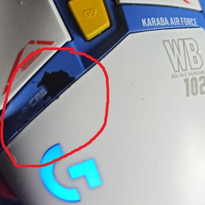 RX-0 Unicorn GUNDAM Edition Custom Painted Logitech G502 HERO - Etsy