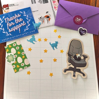 Boss Kitty Sticker / Cat Sticker / Vinyl Sticker / Journaling ...