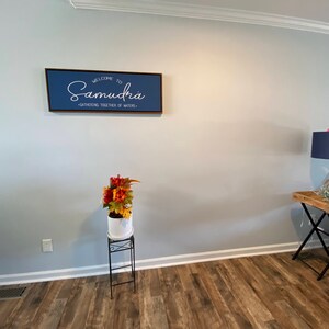 Welcome to Our Beach House Sign Personalized With Last Name and ...